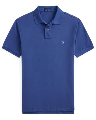 Ralph Lauren Piqu&eacute;-Poloshirt mit Pony-Stickerei, Custom Slim Fit in