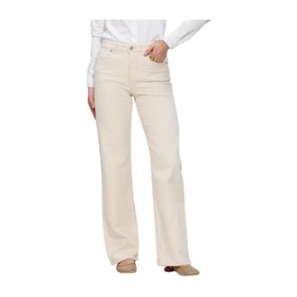 Selected SLFWide Bea-Kori HW Jeans - - Jeans - Damen - Beige - W30 L34