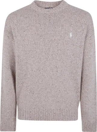 Ralph Lauren Sweater Oatmeal Marl Sweater Pullover