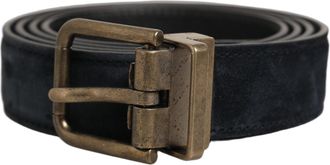 Dolce & Gabbana Calf Leather Belt - Black