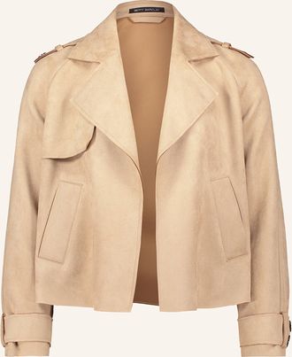 Betty Barclay Jacke In Lederoptik beige