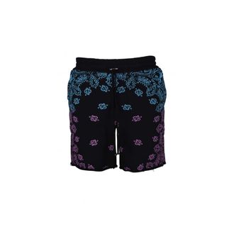 Amiri Homme, Maillots de bain, Multicolore, Taille: M Short Bandana Bleach
