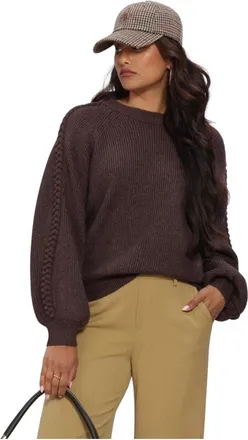 Object Object, Damen, Strickwaren, Braun, XSGr&ouml;&szlig;e