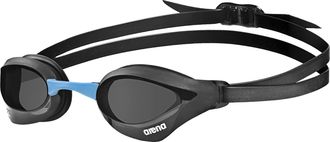 Arena Cobra Core Swipe Unisex-Wettkampfbrille für Erwachsene, Schwimmbrille mit Gebogenen Gläsern, Anti-Beschlag, UV-Schutz, 5 Austauschbare Nasenstege