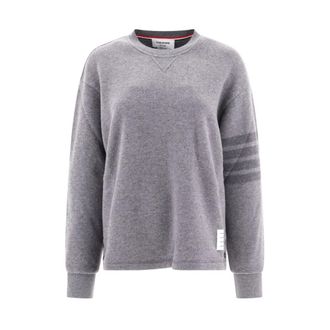 Thom Browne Maglieria Sweatshirt - - Sweatshirts & Hoodies - Damen - Grau - XS