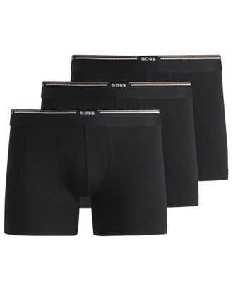 HUGO BOSS 3er-Pack Boxer Briefs aus einem Stretch-Mix in
