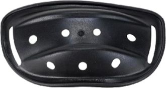 Generic Helm-Kinnschutz - sto&szlig;festes Polster, Reitkissen | Silikon-Kinnst&uuml;tze schwarz, Retro-Fahrrad-Sicherheitszubeh&ouml;r, sto&szlig;d&auml;mpfende Unterst&uuml;tzung bei Langs