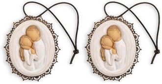 Willow Tree Embrace Hanging Ornament (Packung mit 2)