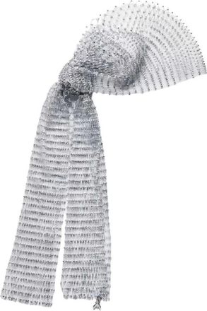 Patrizia Pepe Femme, Accessoires, Noir, Taille: ONE Size Copricapo gioiello a rete strass