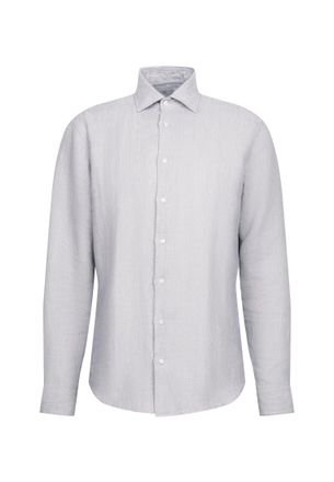 Seidensticker Herren Business Hemd - Regular Fit - Soft - Kent-Kragen - Langarm - 100% Leinen