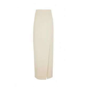 Cortana Asa- jupe longue ivoire- - Femme - Jupes - Beige - Taille: 36 FR
