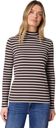 Street One Gestreiftes Shirt Molten Earth 40