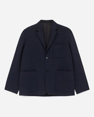 Arket Strukturierter Blazer -Blau