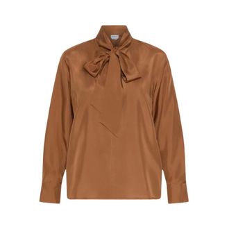 Marella Blouses - Femme - Blouses et Chemises - Brun - Taille: 36 FR