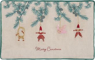 Green Gate Juana Kissenh&uuml;lle mit Stickerei Sand 50x30cm