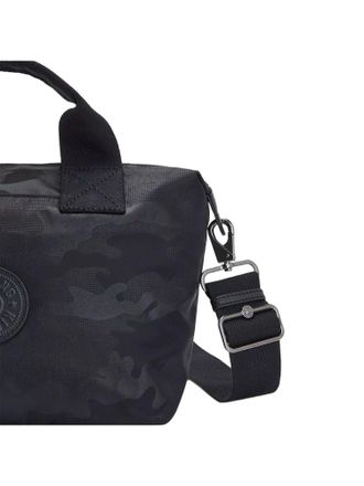 Kipling Womens Shoulder Bag Black Camo Emb Polyamide Shoulder-bags