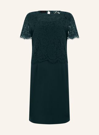 Apart Etuikleid Mit Spitzenj&auml;ckchen gruen