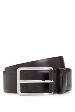 BOSS Hommes Erman-L Sz35 Ceinture en cuir italien avec boucle &agrave; ardillon