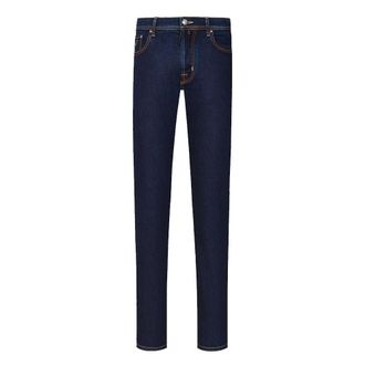 Jacob Cohen Homme, Jeans, Bleu, Taille: W35 Jean Slim Fit Bleu Modèle Qe006