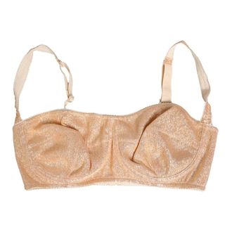 Dolce & Gabbana Femme, Sous-v&ecirc;tements, Beige, Taille: 38 FR Soutien-gorge balconnet semi-rembourr&eacute; &agrave; armatures