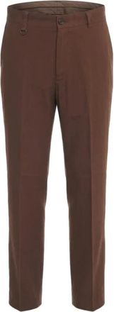 Paolo Pecora Homme, Pantalons, Brun, Taille: M Duomo Relaxed Fit Chino
