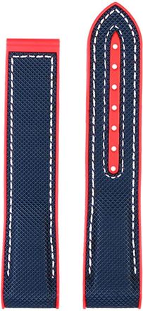 Generic LXGGUC Gummi Silikon Uhrenarmband Nylon für Omega 300 8900 Planet Ocean Tools 20mm 22mm Uhrenarmbänder