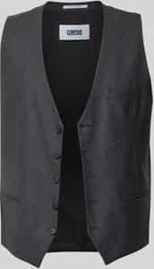 Cinque Weste mit V-Ausschnitt und Knopfleiste Modell Totti