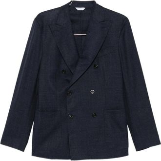 Boglioli Homme, Vestes, Bleu, Taille: 2XL Blazer crois&eacute;