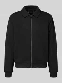 Guess Regular Fit Sweatjacke aus elastischem Baumwoll-Mix