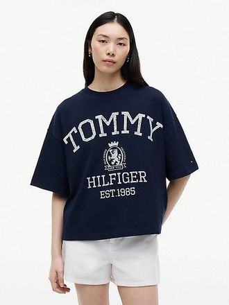 Tommy Hilfiger T-shirt oversize d&eacute;contract&eacute; &agrave; blason