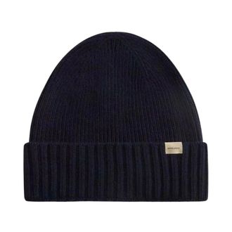 Woolrich Homme, Accessoires, Bleu, Taille: ONE Size Set berretto e sciarpa in misto lana