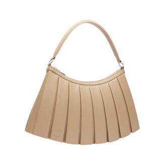 Lacoste Femme, Sacs, Beige, Taille: ONE Size Sac bandouli&egrave;re grand format Lenglen