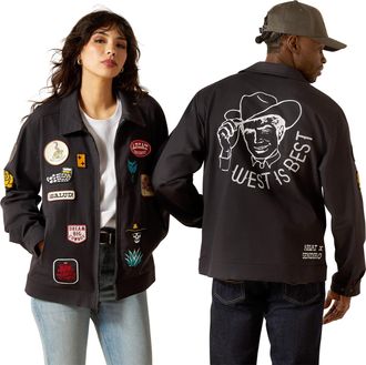 Ariat Mens Sendero Stockton Jacket Long Sleeve in Black, Size 2X-Large, by Ariat