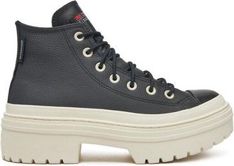 Converse Sneakers aus Stoff Chuck Taylor All Star Lugged Heel Platform Waterproof A12328C 001 Schwarz