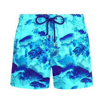 Vilebrequin Moorise Coral Reef Stretch-Badeshorts - - Swimwear - Herren - Blau - L