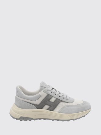 Hogan Baskets Hyperlight en cuir et mesh avec semelle crant&eacute;e