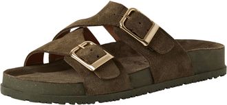 Tamaris Pantolette Damen Flach gr&uuml;n,EU 36