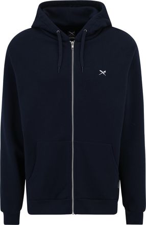 Iriedaily Herren Hoodie MINI Flag 2 Zip Bio-Baumwolle Regular Fit Midnight