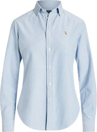 Polo Ralph Lauren Femme, Blouses et Chemises, Bleu, Taille: 38 FR Oxford Slim Fit Shirt