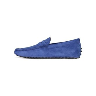 Tod's Homme, Chaussures, Bleu, Taille: 41 EU Mocassins en daim Made in Italy