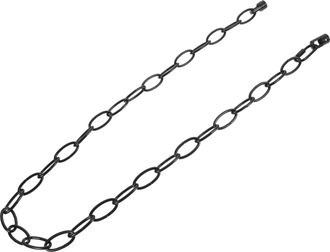 TOPBATHY Kronleuchterkette Verl&auml;ngerung 1m Mit Verbindungsschloss Schwarze Pendelleuchten Befestigungskette Robuste H&auml;ngekette F&uuml;r Wohnzimmer Und Schlafzimmer