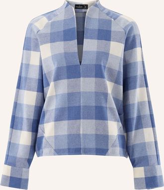 van Laack Van Laack Bluse Modern Fit blau