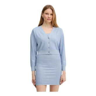 Guess Khloe Cardigan - - Knitwear - Damen - Blau - XS