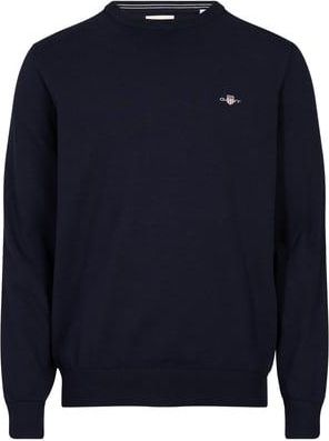 GANT Pull droit &agrave; logo brod&eacute; en coton