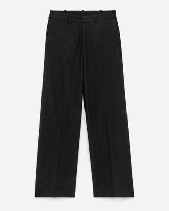 Arket Lockere Wollhose -Schwarz