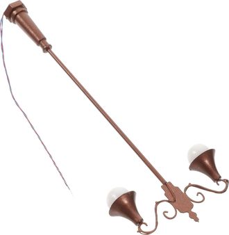 Holibanna Maßstab Verstellbar Sandtisch Dekoration Landschaftsmodell Hoflampe Antik Weißlicht für Puppenhaus DIY Microlandschaft