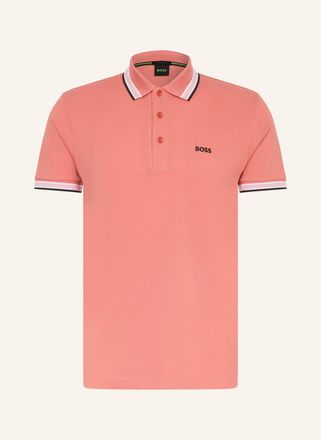 HUGO BOSS Piqu&eacute;-Poloshirt Paddy Curved Regular Fit pink