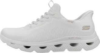 Skechers Femme, Chaussures, Blanc, Taille: 40 1/2 EU Bobs Sport Arc Waves