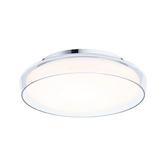 Paulmann 71075 Plafonnier LED Selection Bathroom Luena IP44 3000K 860lm 230V 16,5W Verre, Chrome luminaire de salle de bain