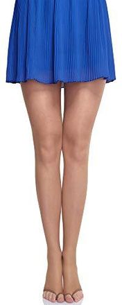 Merry Style Collant Fin Transparent Lingerie Sexy Sous-vêtement Femme Lycra MS 336 10 DEN(Sable, M)